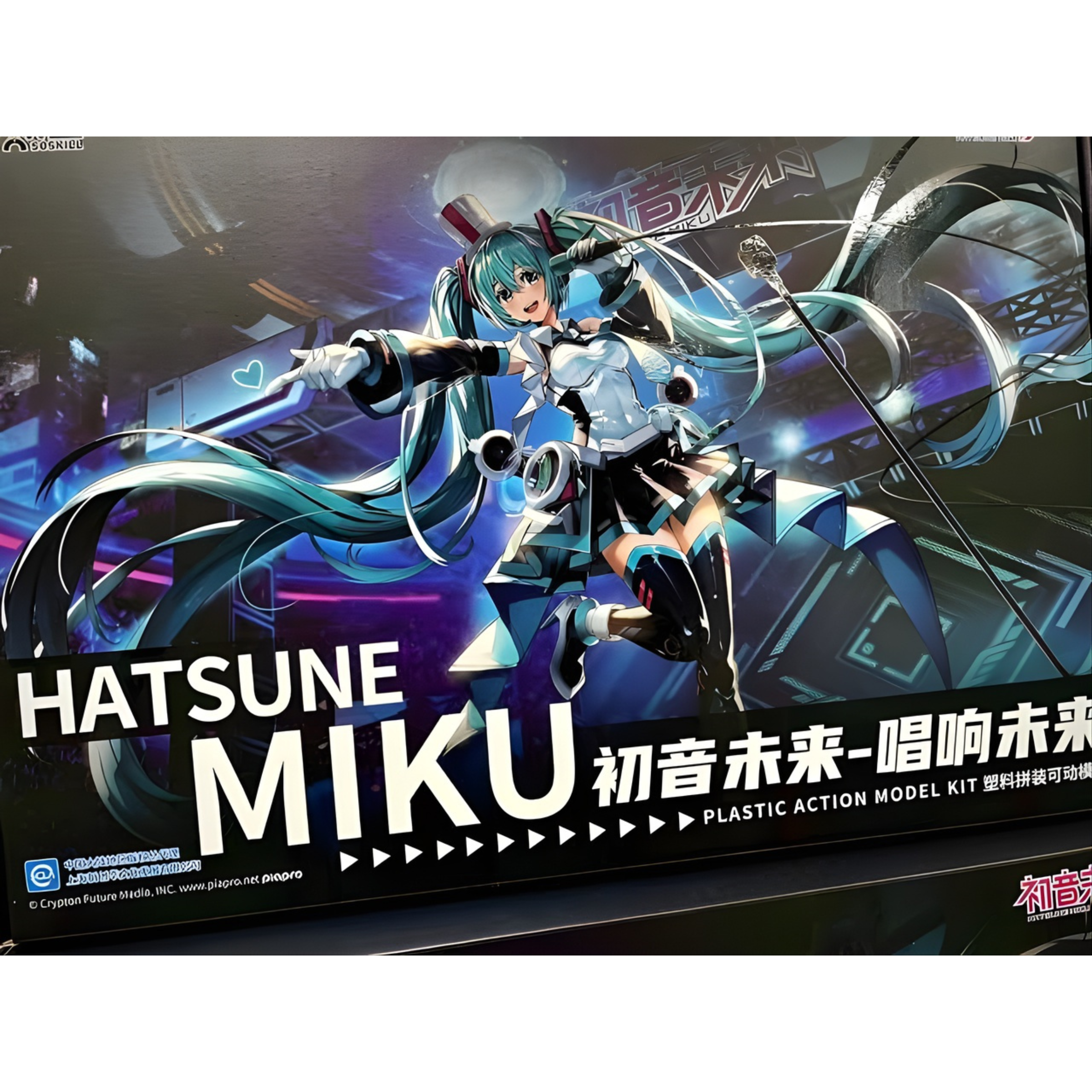 Hatsune Miku Performance Stage Model Kit - 16CM LED Concert Edition ...